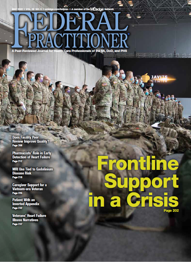 Federal Practitioner - 39(5)a | MDedge