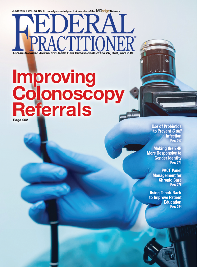 Federal Practitioner - 36(6)a | MDedge