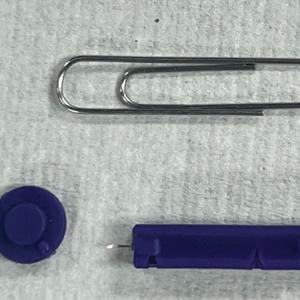 Blood Glucose Testing Lancet and Paper Clip as a Milia Extractor | MDedge