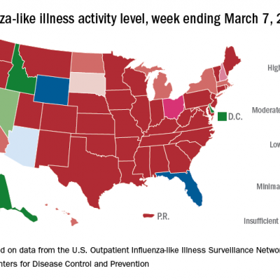 After weeks of decline, influenza activity increases slightly | MDedge ...