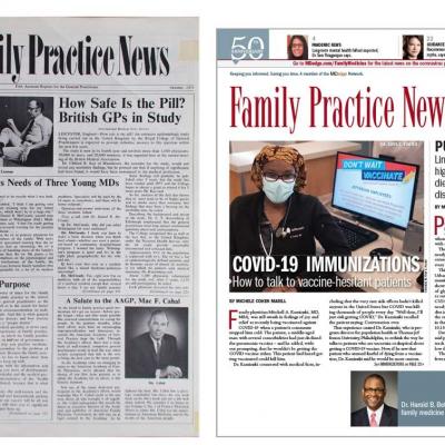 First issue vs. April 2021 issue: Much has changed since 1971 | MDedge ...