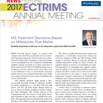 Highlights From the 7th Joint ECTRIMS‑ACTRIMS Meeting | MDedge Neurology