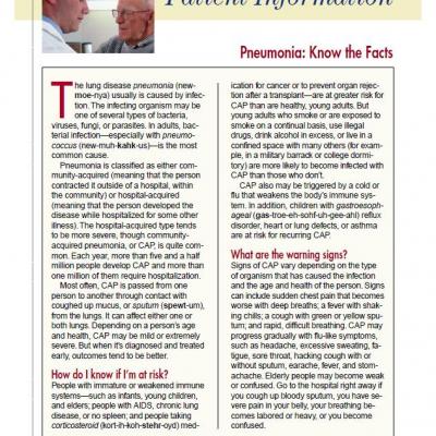 Pneumonia: Know the Facts | Federal Practitioner