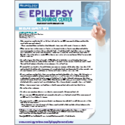 Seizure Safety Tips | Epilepsy Resource Center