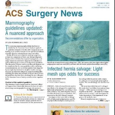 ACS Surgery News December digital issue is available | MDedge Surgery