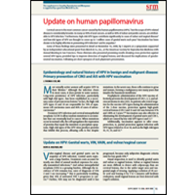 Update on human papillomavirus | MDedge ObGyn